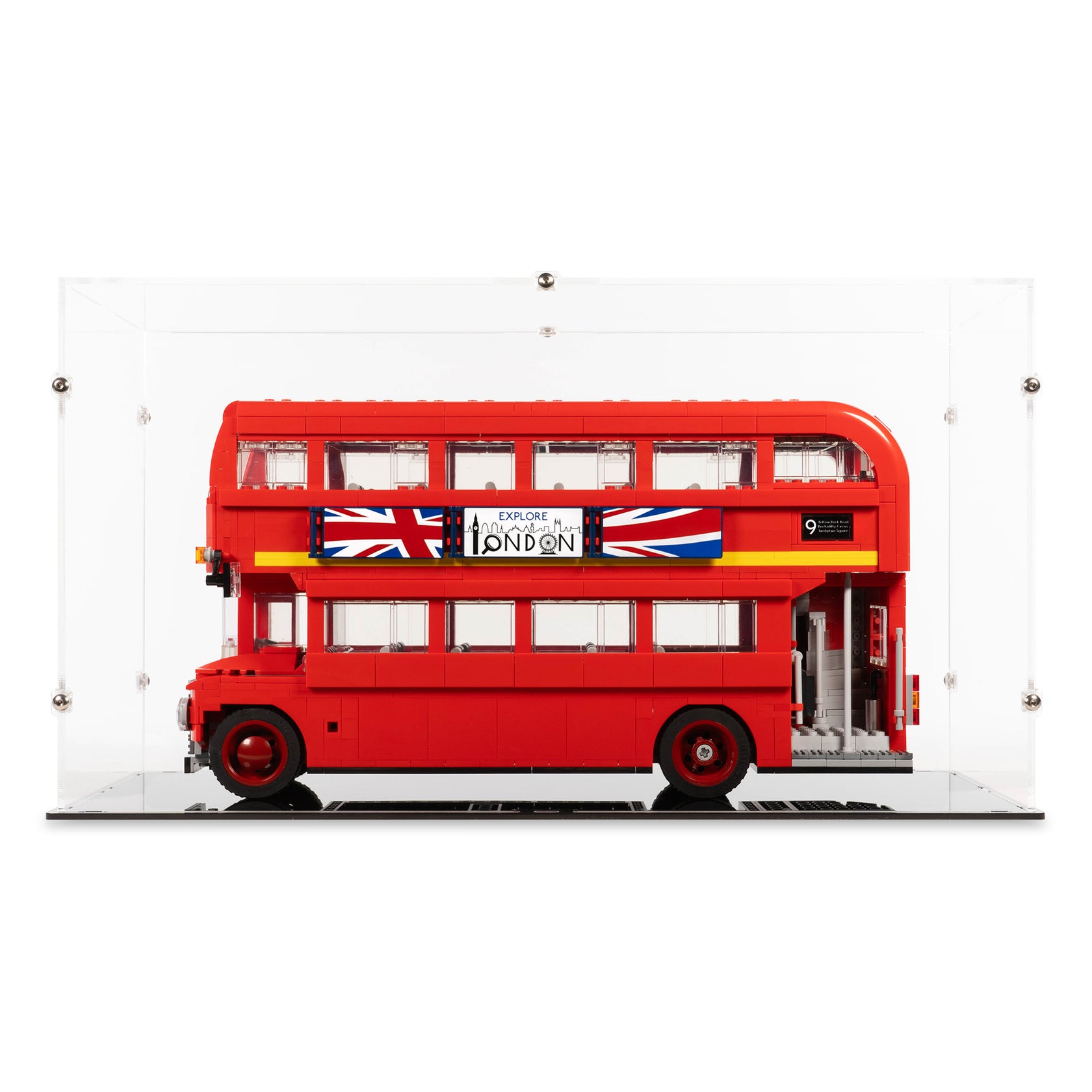 London Bus Display Case - Get Yours at Kingdom Brick Supply