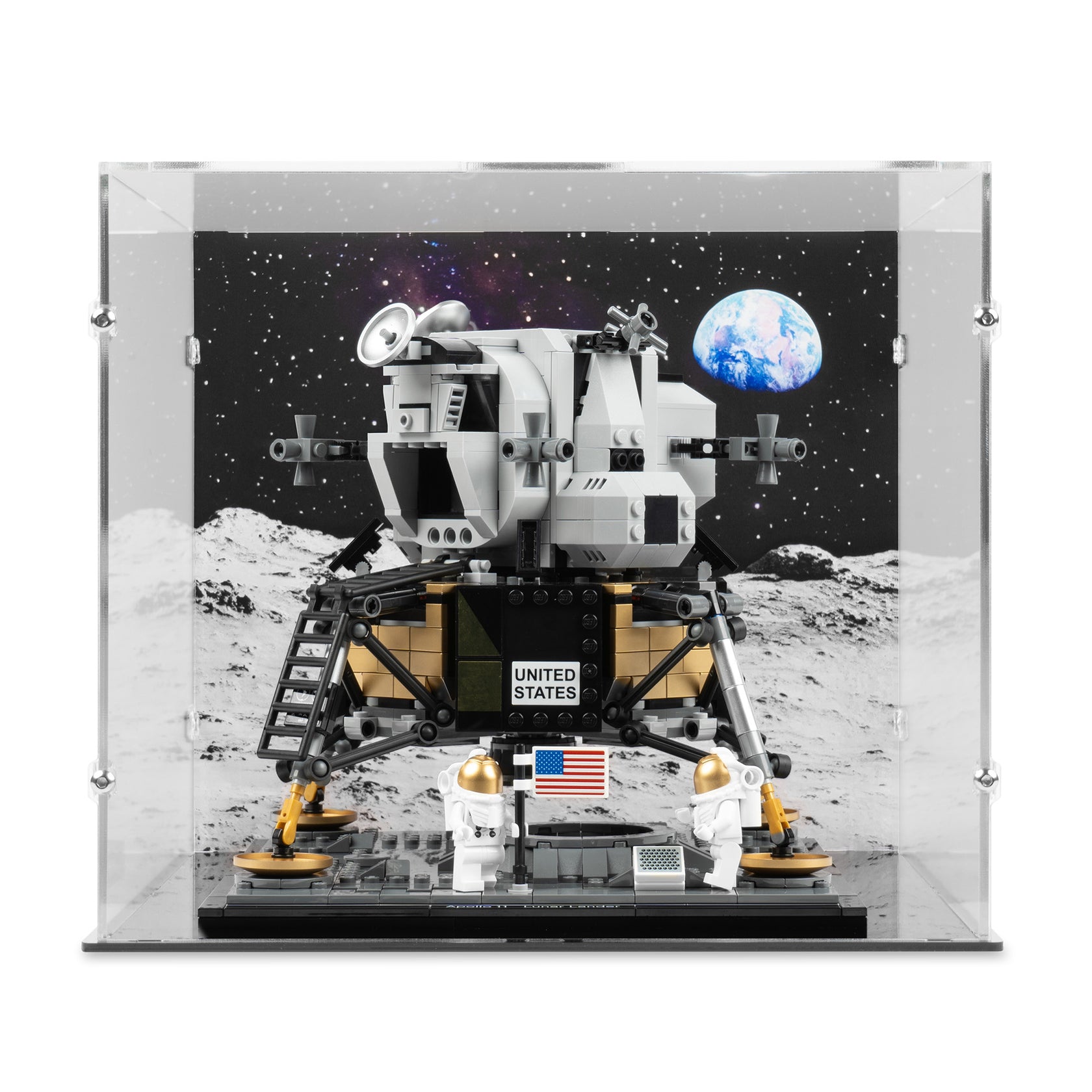 LEGO® NASA Apollo 11 Lunar Lander Display Case (10266) – Kingdom Brick ...