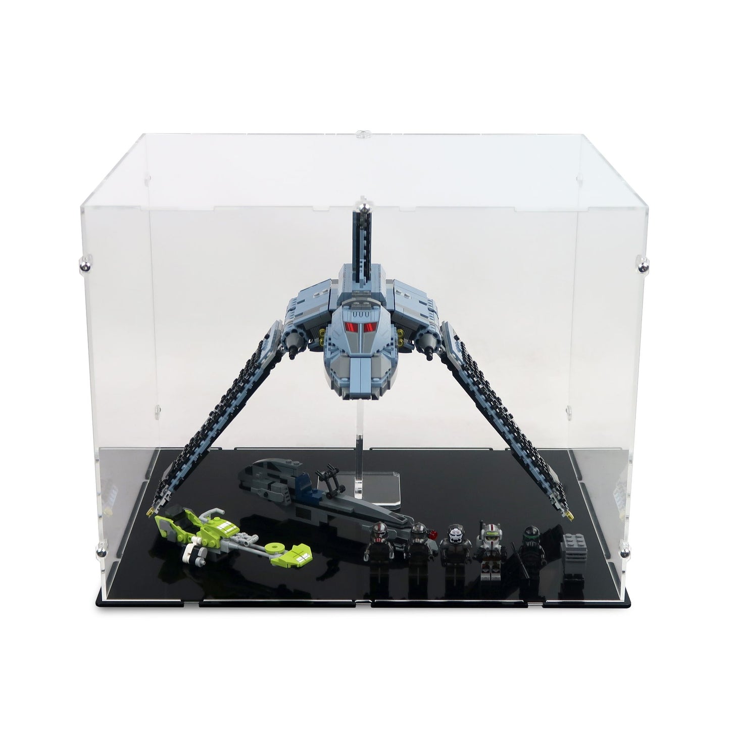 75314 The Bad Batch Attack Shuttle Display Case & Stand – Kingdom Brick ...