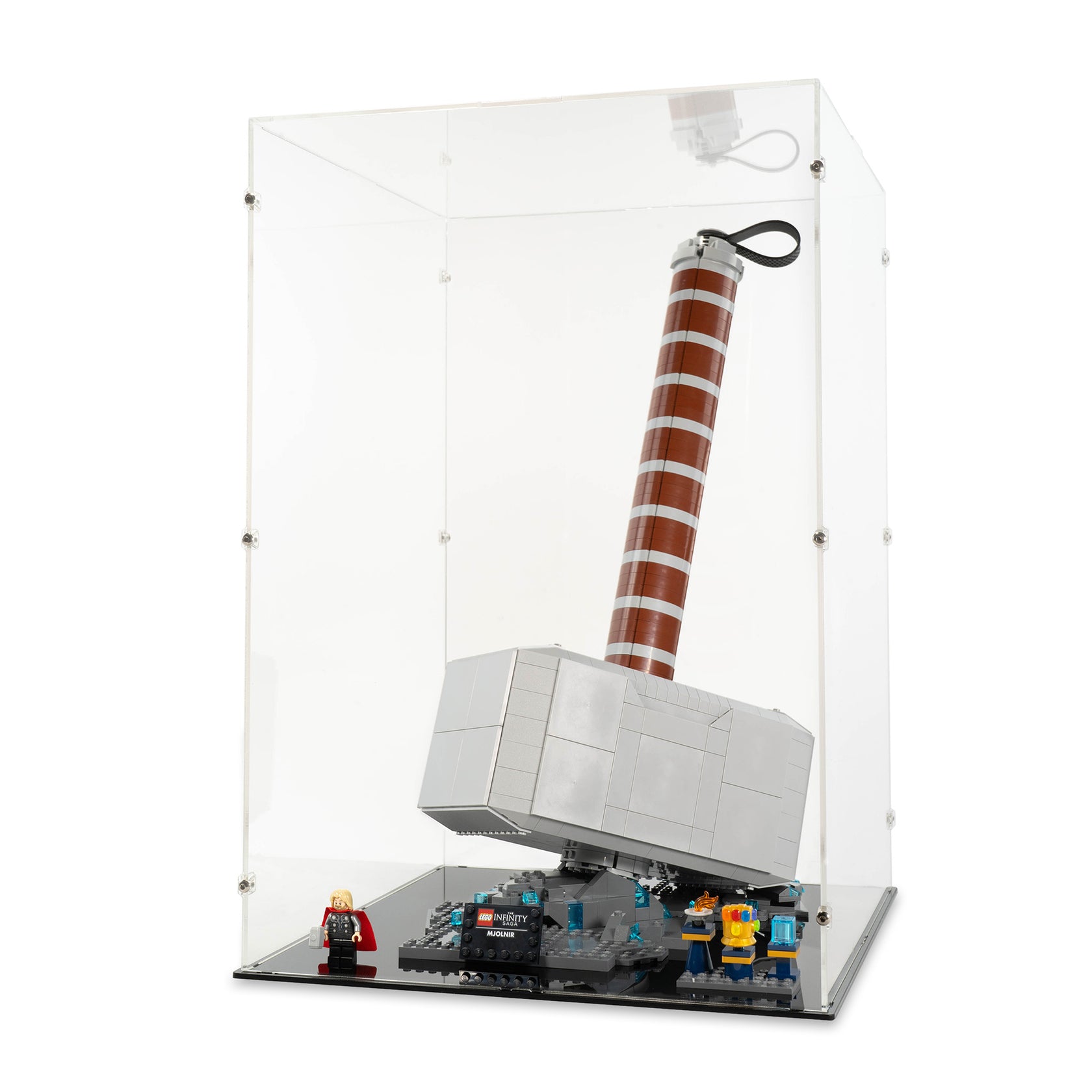 LEGO® Thor's Hammer Display Case (76209) – Kingdom Brick Supply