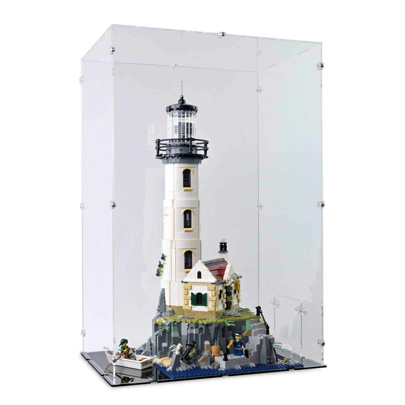 21335 Motorized Lighthouse Display Case – Kingdom Brick Supply