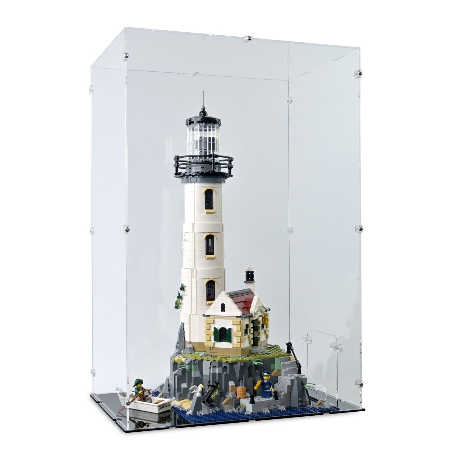 21335 Motorized Lighthouse Display Case – Kingdom Brick Supply