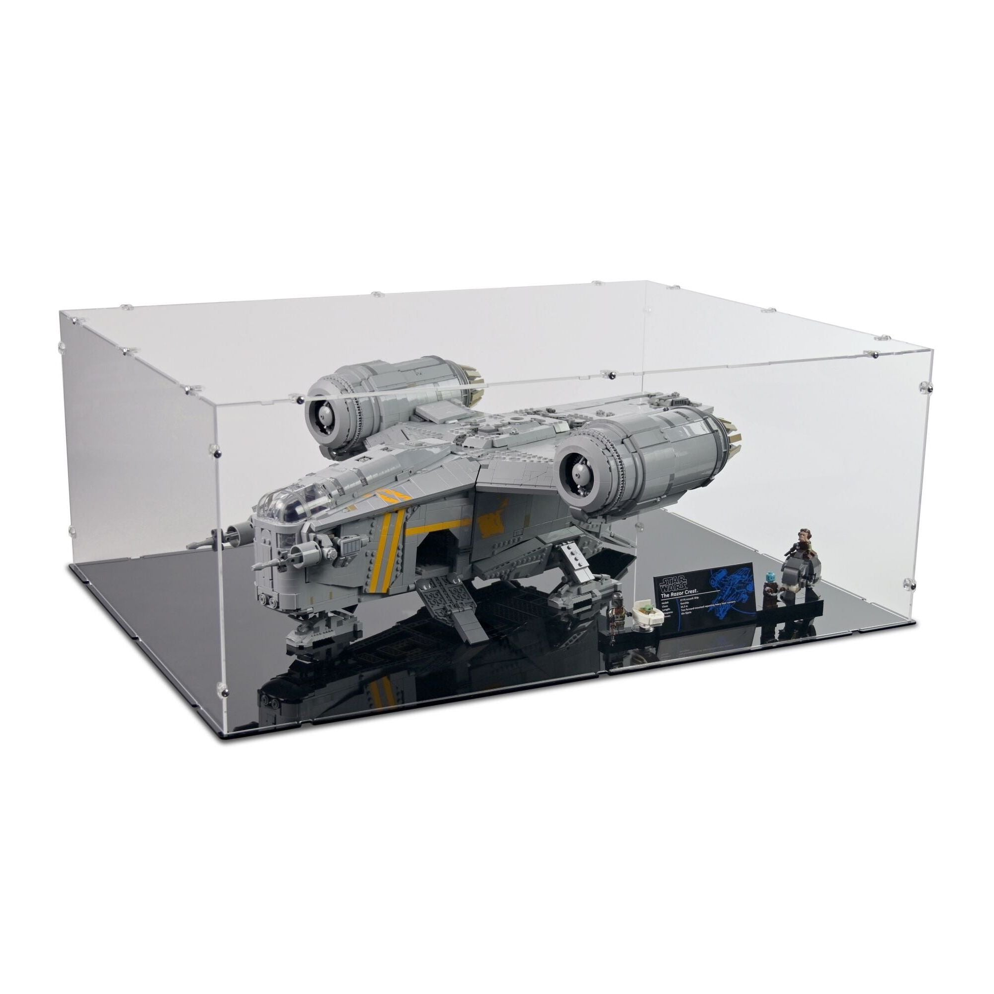 75331 The Razor Crest™ Display Case – Kingdom Brick Supply